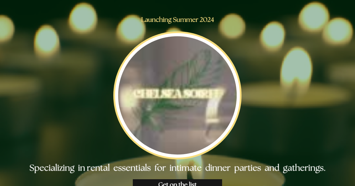 NYC Dinner Party Rentals | West Chelsea, Manhattan
